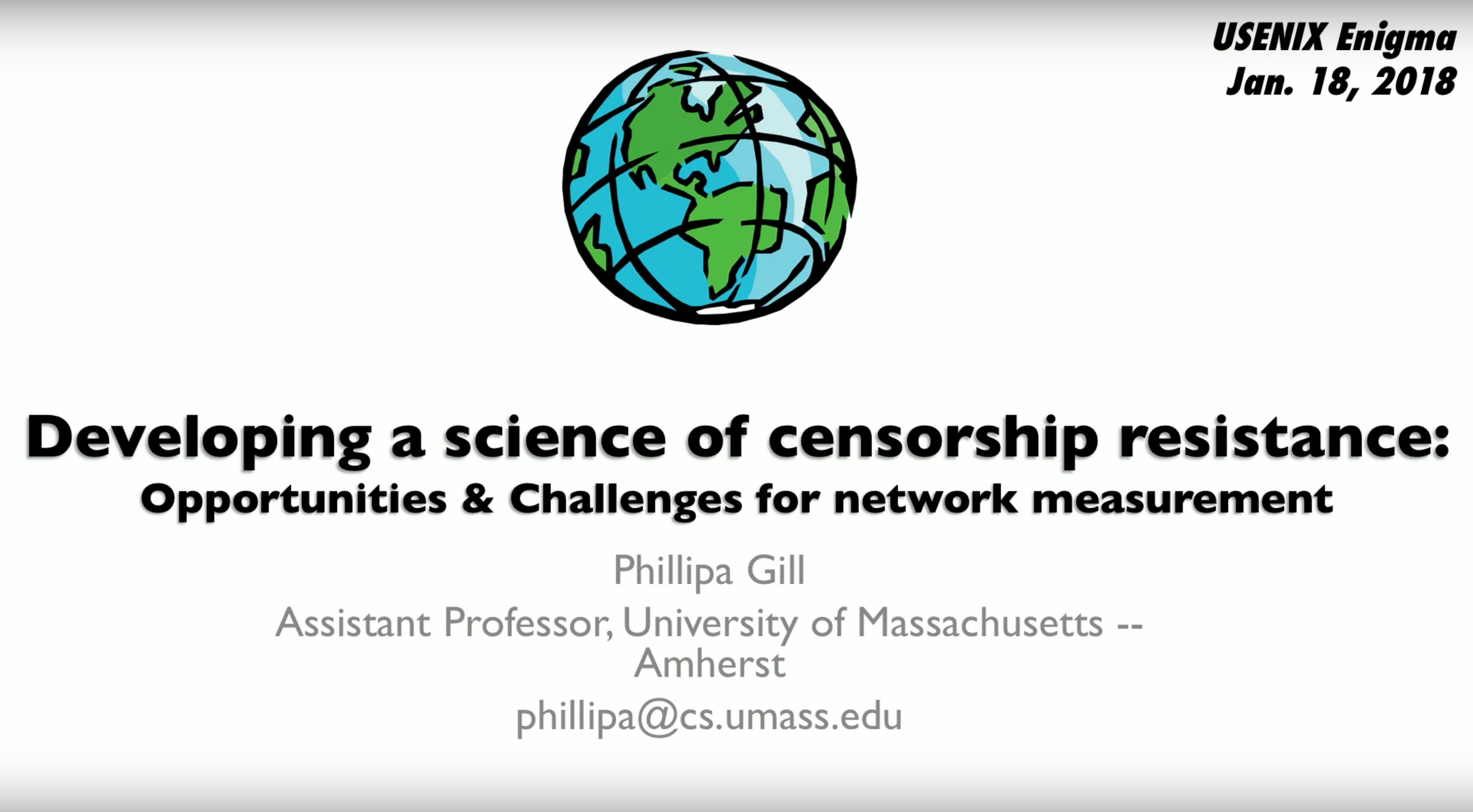 Developing a Science of Internet Censorship Resistance | ICLab